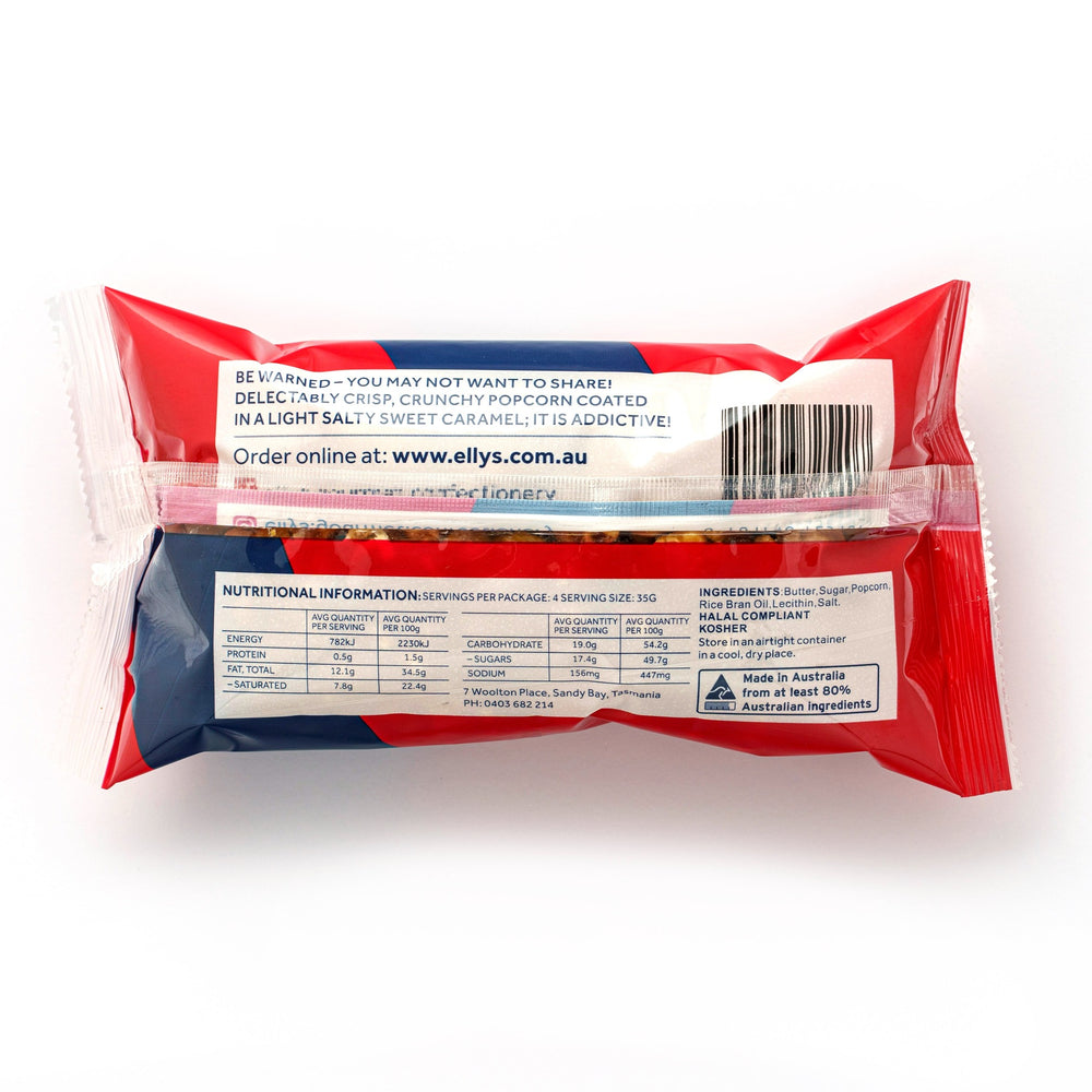 Salted Caramel POP - Gourmet Caramelised Popcorn | Elly’s Confectionery